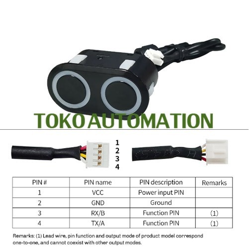 Jual SPC 5M Tiny 2 Angle Waterproof Water Level UART Ultrasonic Sensor ...