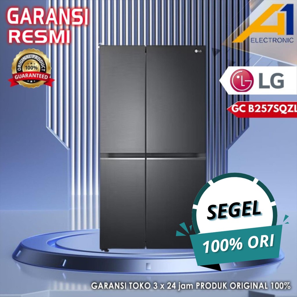 Jual LG Kulkas GCB257SQZL / GC GC B257SQZL Side By Side 694 L Inverter | Shopee Indonesia