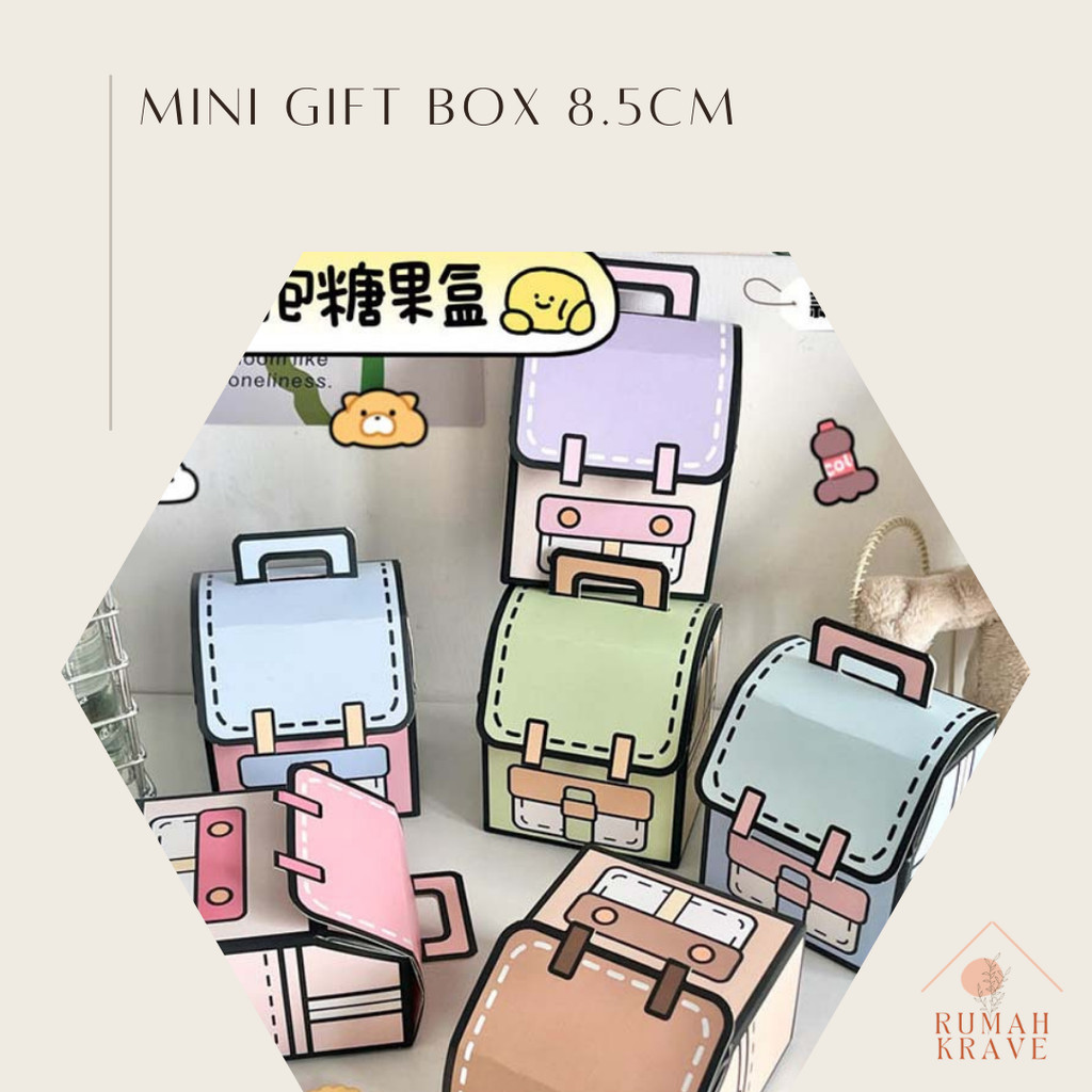 Jual RUMAH KRAVE - Mini Gift Box 8cm Kotak Kado Souvenir Anak Lucu ...