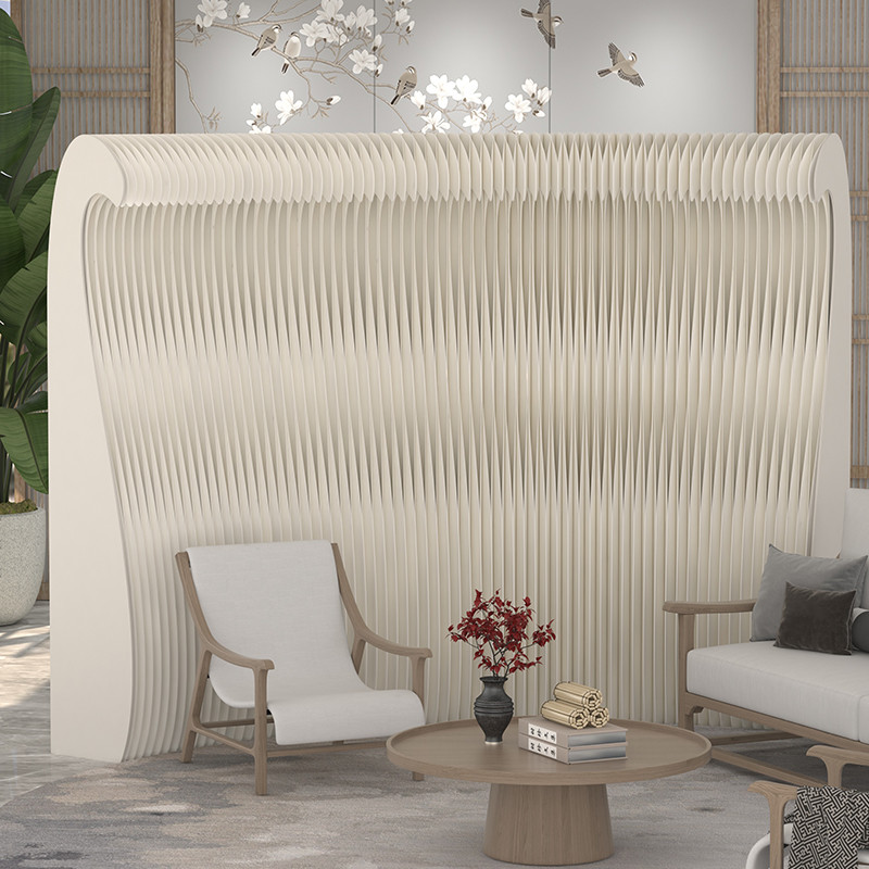 Jual Creative screen wall high partition entry porch fence room divider ...