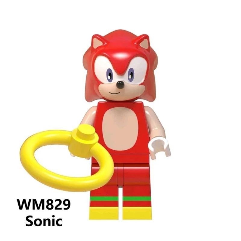 Jual Lego Knuckles The Echidna Sonic Red Robin Minifigure Hero DC Joker ...