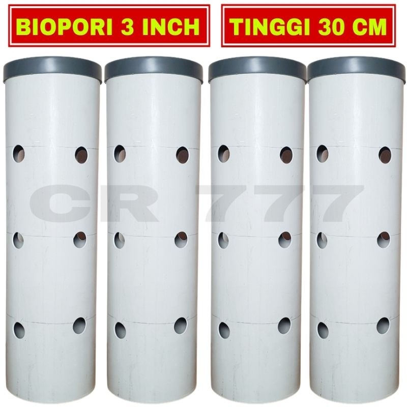 Jual Pipa Tabung Biopori Tutup Resapan Air Tanah Diameter 3 inch Tinggi ...
