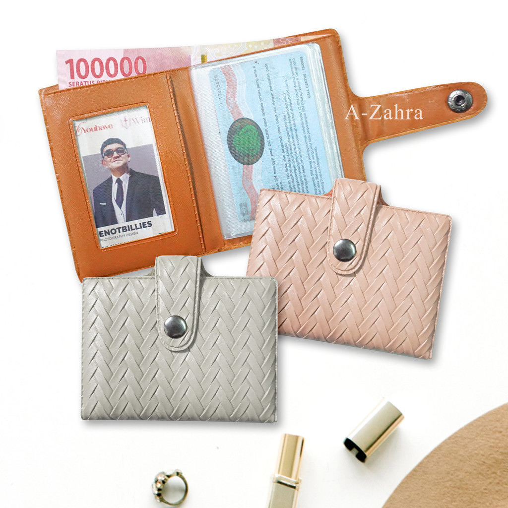 Jual A-ZAHRA 602 DOMPET KANCING MINI ANYAMAN / DOMPET MINI / DOMPET ...