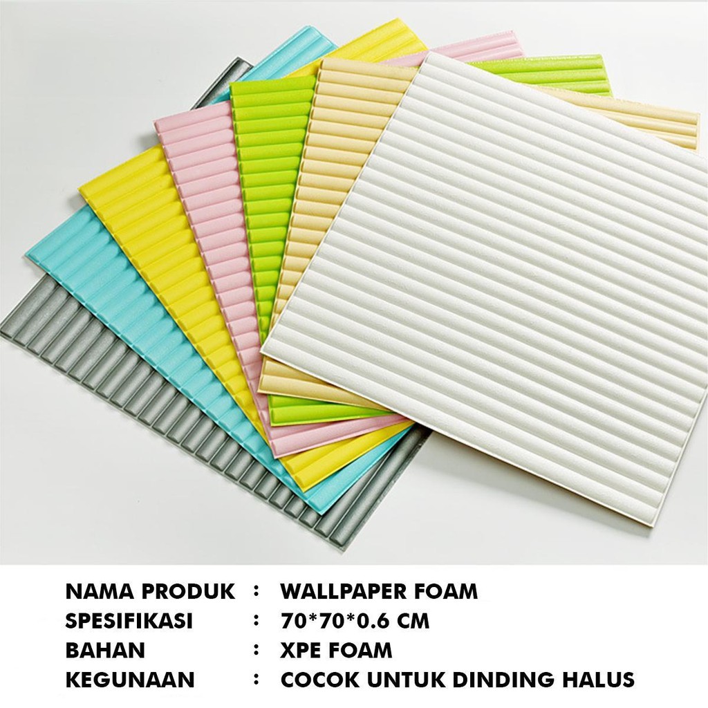 Jual Paus Biru - Wallpaper Sticker Dinding Foam Motif 3D Dekorasi Kamar ...
