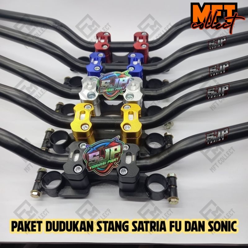 Jual Stang Rzr Satria Fu dan sonic pkus Breket Dudukan Stang Sonic dan ...