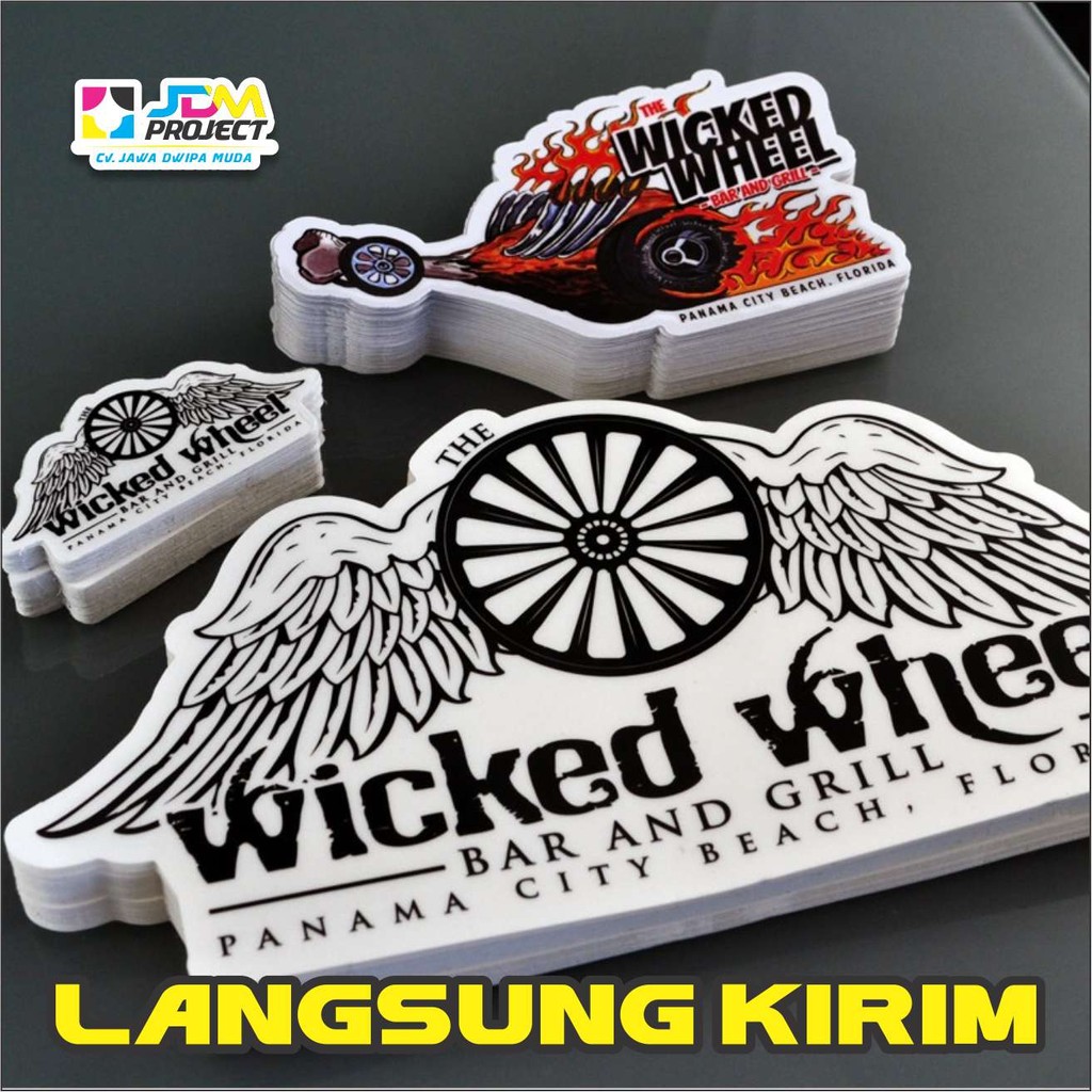 Jual JDM Project - Stiker Diecut / potong putus vinyl Holo bentuk ...