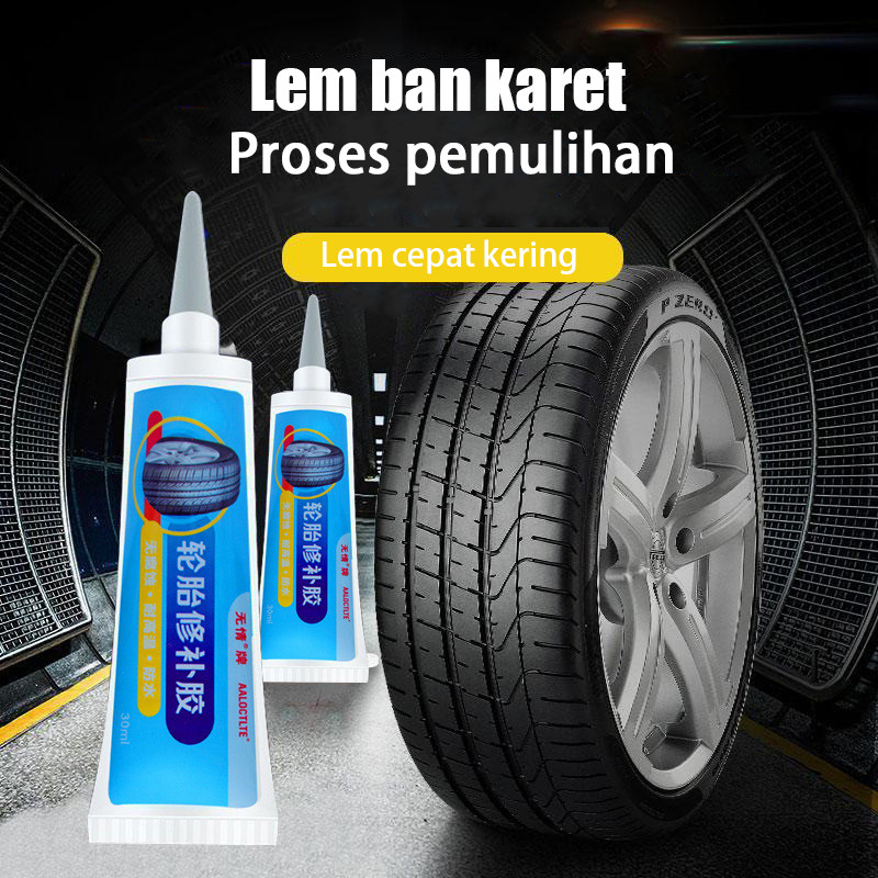 Jual Lem perbaikan ban mobil 30ml lem ban luar mobil sobek lem tambal ...