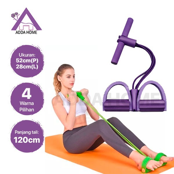 Jual Alat Fitness Gym Yoga Tali Tarik Tabung Kuat Karet Peregangan Sit ...