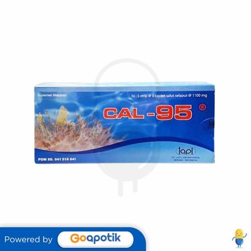 Jual Cal-95 Box Isi 30 Kaplet Salut Selaput | Shopee Indonesia