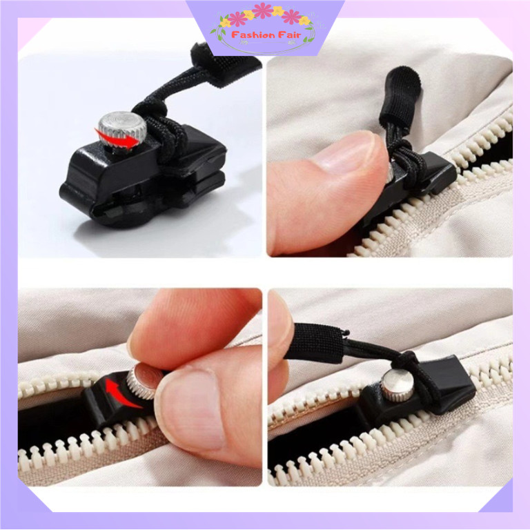 Jual Fashion Fair - 6432 Resleting Hitam Serbaguna / Zipper Lock Repair ...
