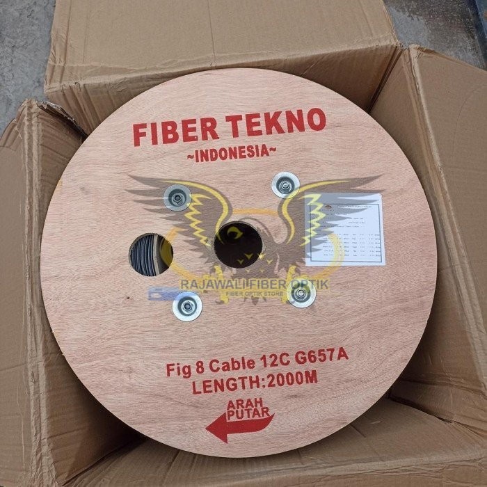 Jual KU Mini 12 Core Fig 8 FTI Kabel Dropcore 12c Fig8 Panjang 2KM ...