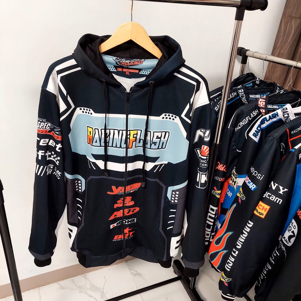 Jual DM89OD JAKET RACING FLASH-JAKET RACING-jaket sunmori-jaket nascar | Shopee Indonesia