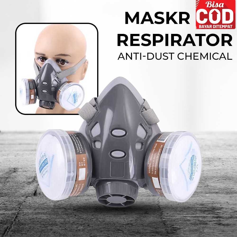 Jual ( Hshop 18 ) ASL Masker Gas Respirator Lab Mask Anti Virus Half ...