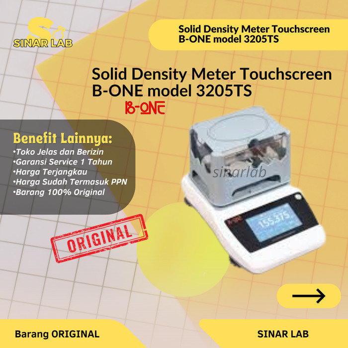 Jual Solid Density Meter Touchscreen B-ONE model 3205TS | Shopee Indonesia
