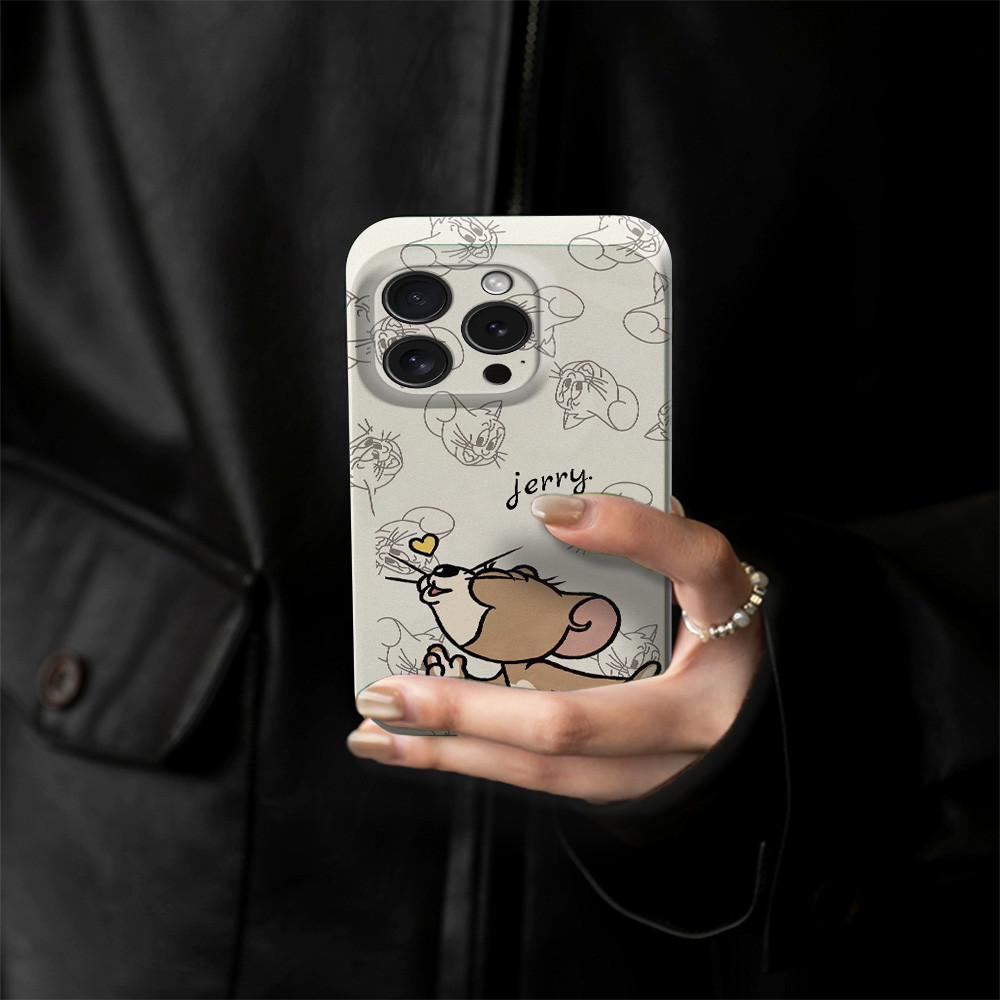 Jual Shell catty and mouse tom dan jerry tema tema berlaku iPhone 15 11 ...