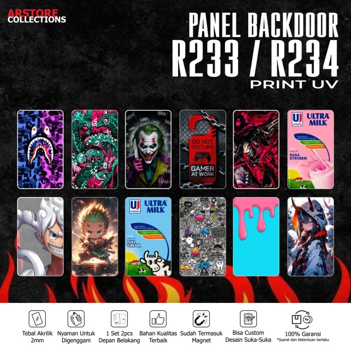 Jual Panel Backdoor R233/R234 Print UV - Multi jaya Furniture | Shopee ...