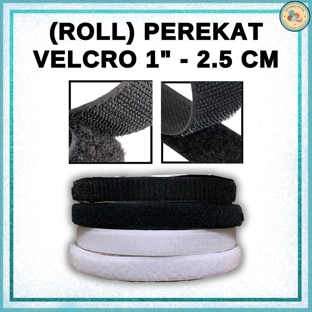 Jual (ROLL) Velcro Perekat +/- 20 Meter | Shopee Indonesia