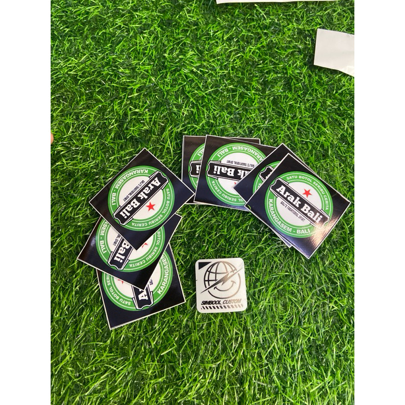 Jual sticker sloki gelas LEGENDARIS arbal bali BISA GROSIR variasi bisa ...