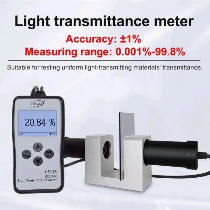 Jual Visible Intelligent Light Transmittance Meter Lishang LS-166 ...