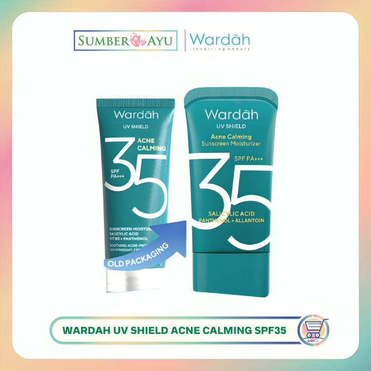 Jual SUMBER AYU WARDAH UV SHIELD ACNE CALMING SUNSCREEN SPF35 PA+++ 35ML | Shopee Indonesia