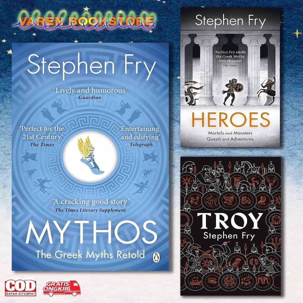 Jual Mythos: The Greek Myths Retold, Heroes: Mortals and Monsters, Troy ...