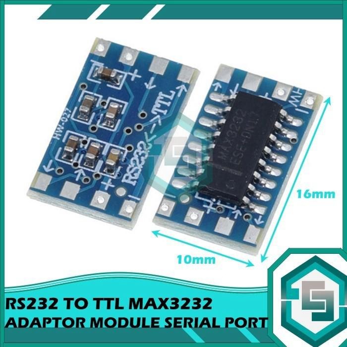 Jual Adapter Converter RS232 ke TTL – Modul Serial MAX3232 Mini untuk ...