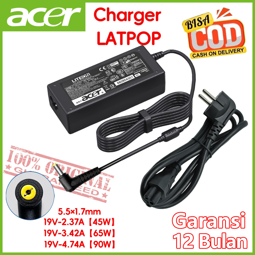 Jual Aicasc-Acer Laptop Adaptor Charger Original Casan EMBS BIG Plug Aspire E1 421 431 432 451 ...