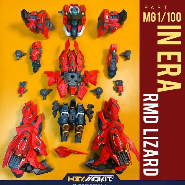 Jual MG 1/100 IN ERA LIZARD GUNPLA MODELKIT PART PARTS HEAD FACE HORN ...
