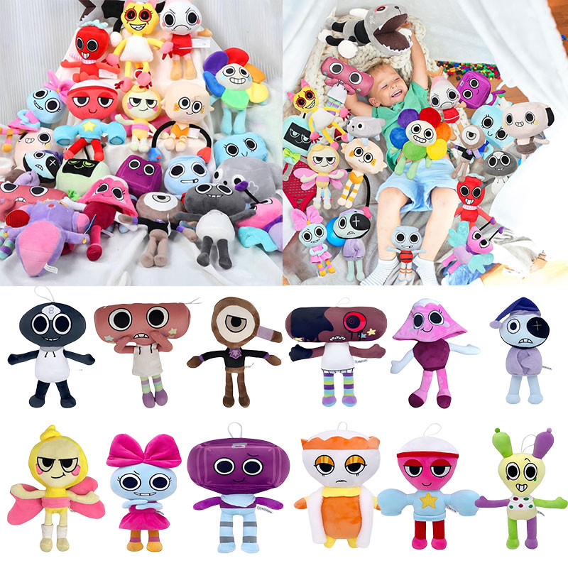 Jual Dandy's World Plush Toys Cartoon Anime Pebble Scraps Goob Game ...