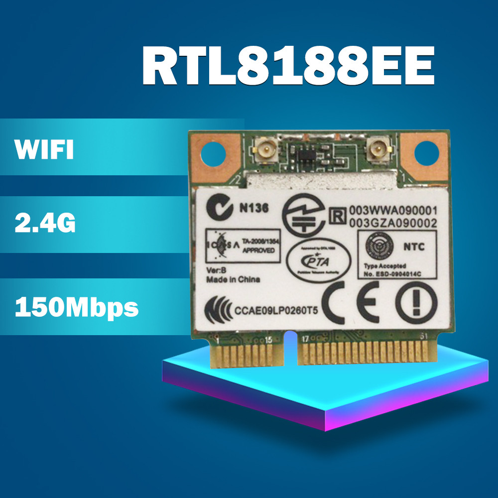 Jual RealTek RTL8188 RTL8188EE Half Mini PCIe PCEI-express Wireless ...