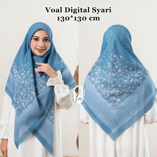 Jual Hijab Segi Empat Voal Sublim Motif Syar'i 130 x 130 / Kerudung ...