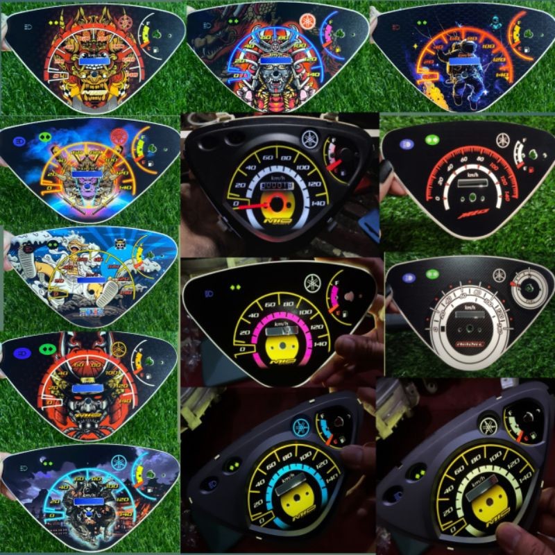 Jual panel speedometer mio papan speedometer mio custom spidometer mio ...