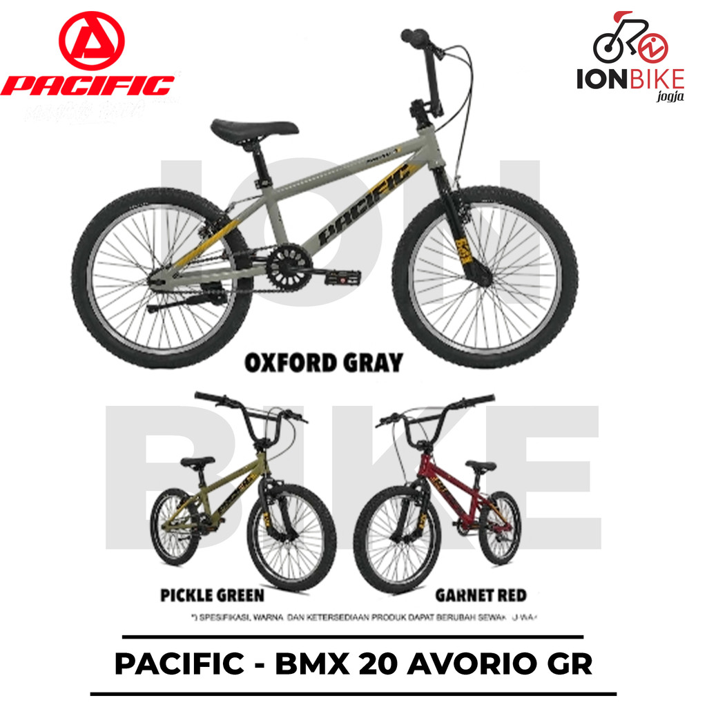 Jual Sepeda BMX 20 Inch PACIFIC AVORIO GR Ringan Terbaru Lomba Balap ...