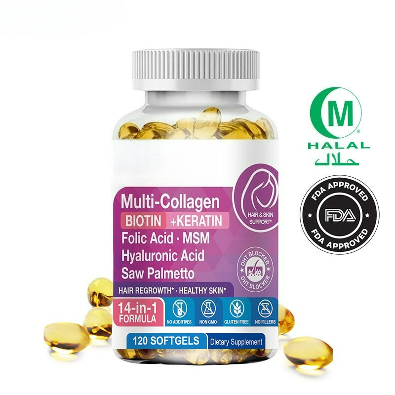 Jual Multi Collagen Peptides l Biotin l Keratin l Hyaluronic Acid l Saw ...