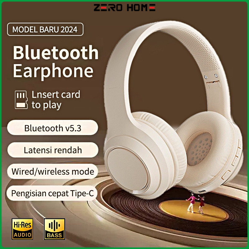 Jual Original 100% M6 Bluetooth Headphone with Microphone Dual Mode ...