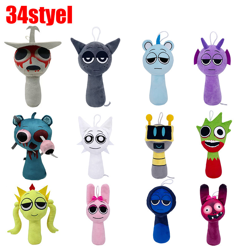 Jual Sprunki Plush Toys Horror Games Sprunki Plush Toy Mr Fun Computer ...