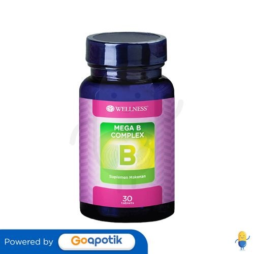 Jual Wellness Mega B Complex Botol 30 Tablet | Shopee Indonesia