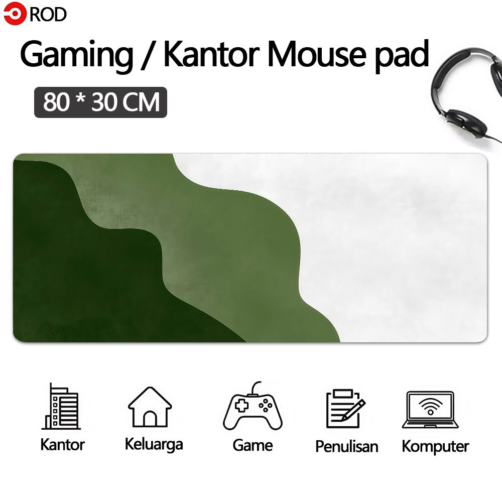 Jual 80*30cm Mouse Pad Anti Selip Desk Mat Large MousePad Komputer Long ...