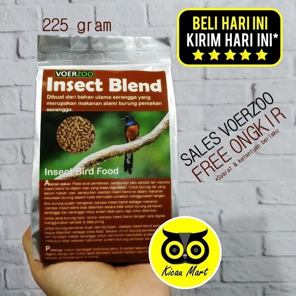 Jual PAKAN MAKANAN BURUNG PEMAKAN SERANGGA MURAI KACER PENTET VOER PUR ...