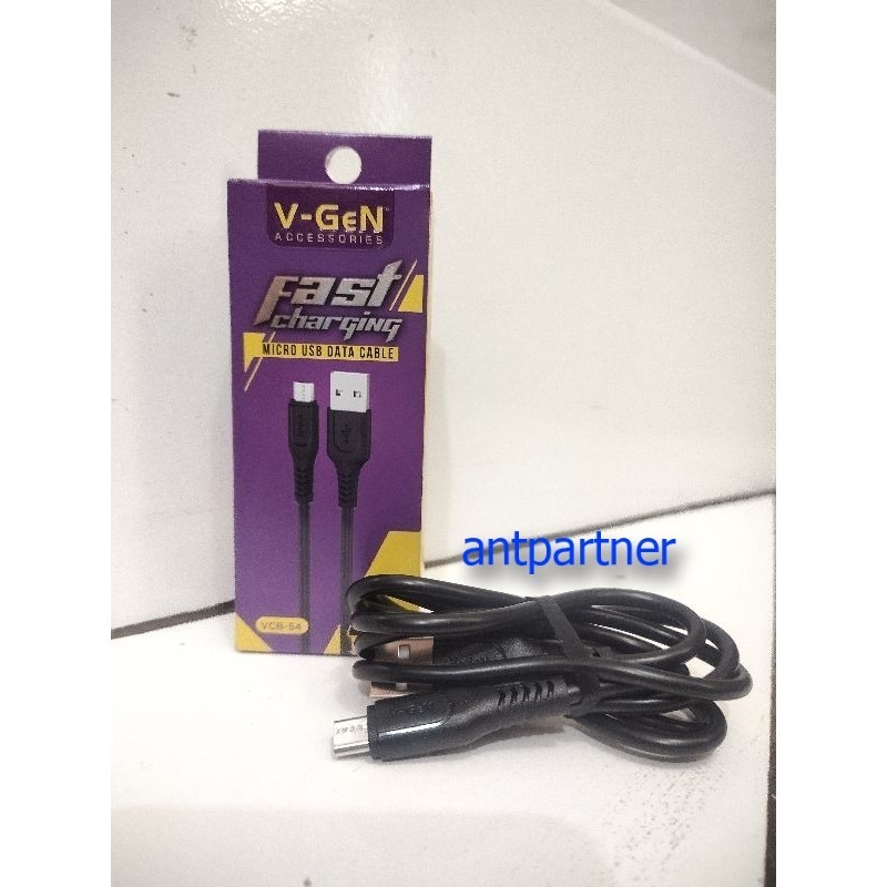 Jual (ANT) V-Gen VCB-21//VCb-54 kabel data fast charging micro USB 3A ...