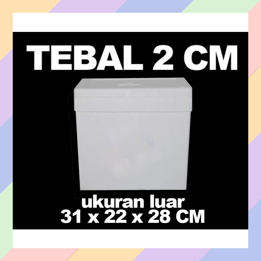Jual 37S Box Kotak Gabus Styrofoam Sterofoam Foam Ukuran Tanggung ...