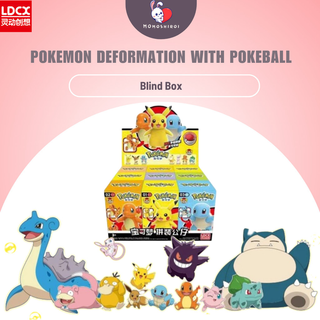 Jual Pokemon DEFORMATION with Pokeball LDCX Figure Cartoon Pokemon Doll ...