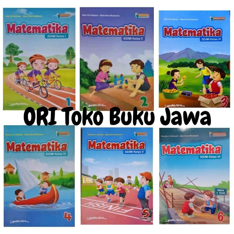 Jual PROMO ORIGINAL Buku Matematika Kelas 1 2 3 4 5 6 SD/MI Kurikulum Merdeka Yudhistira ...
