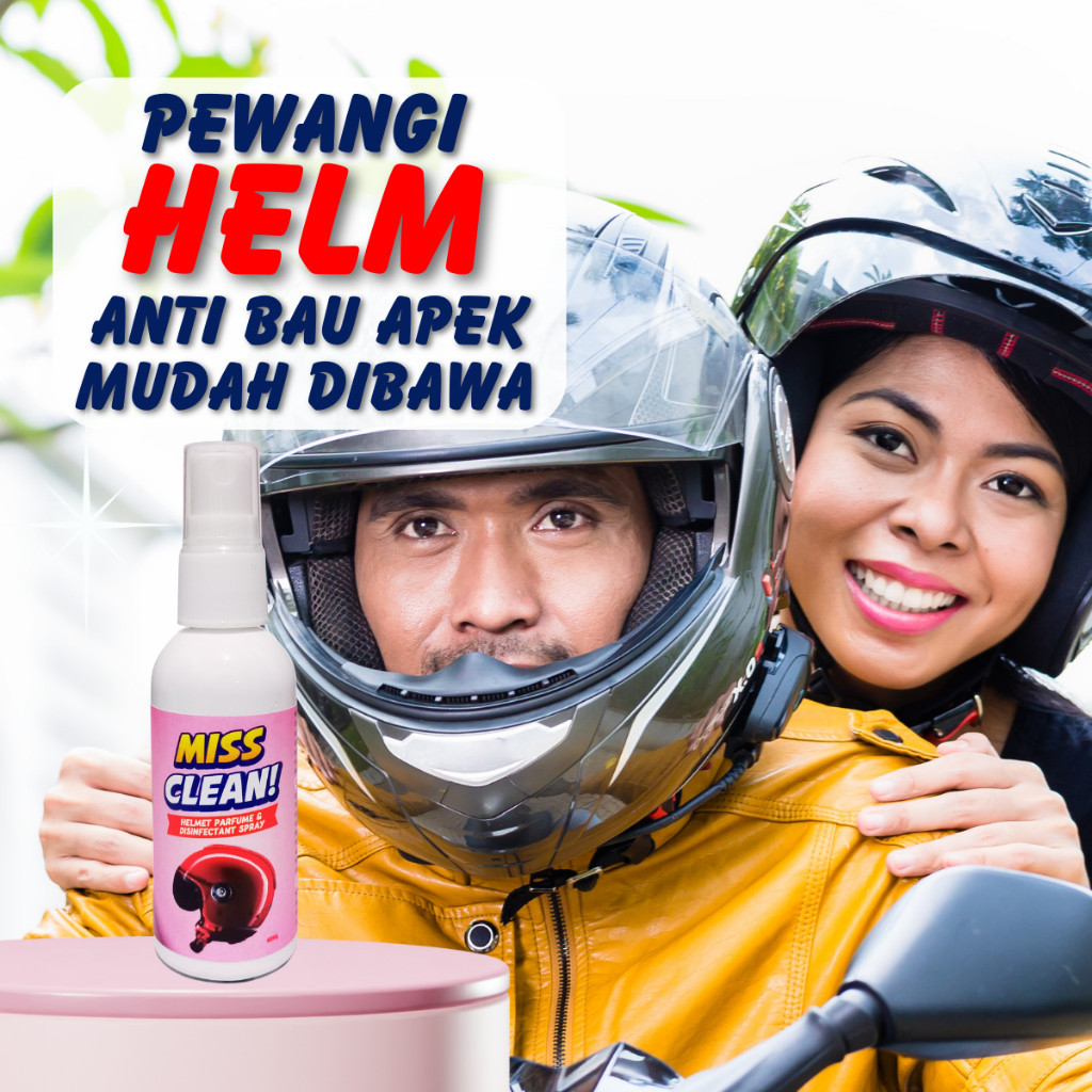 Jual Parfum Helm Pewangi Helm Spray By Miss Clean | Shopee Indonesia