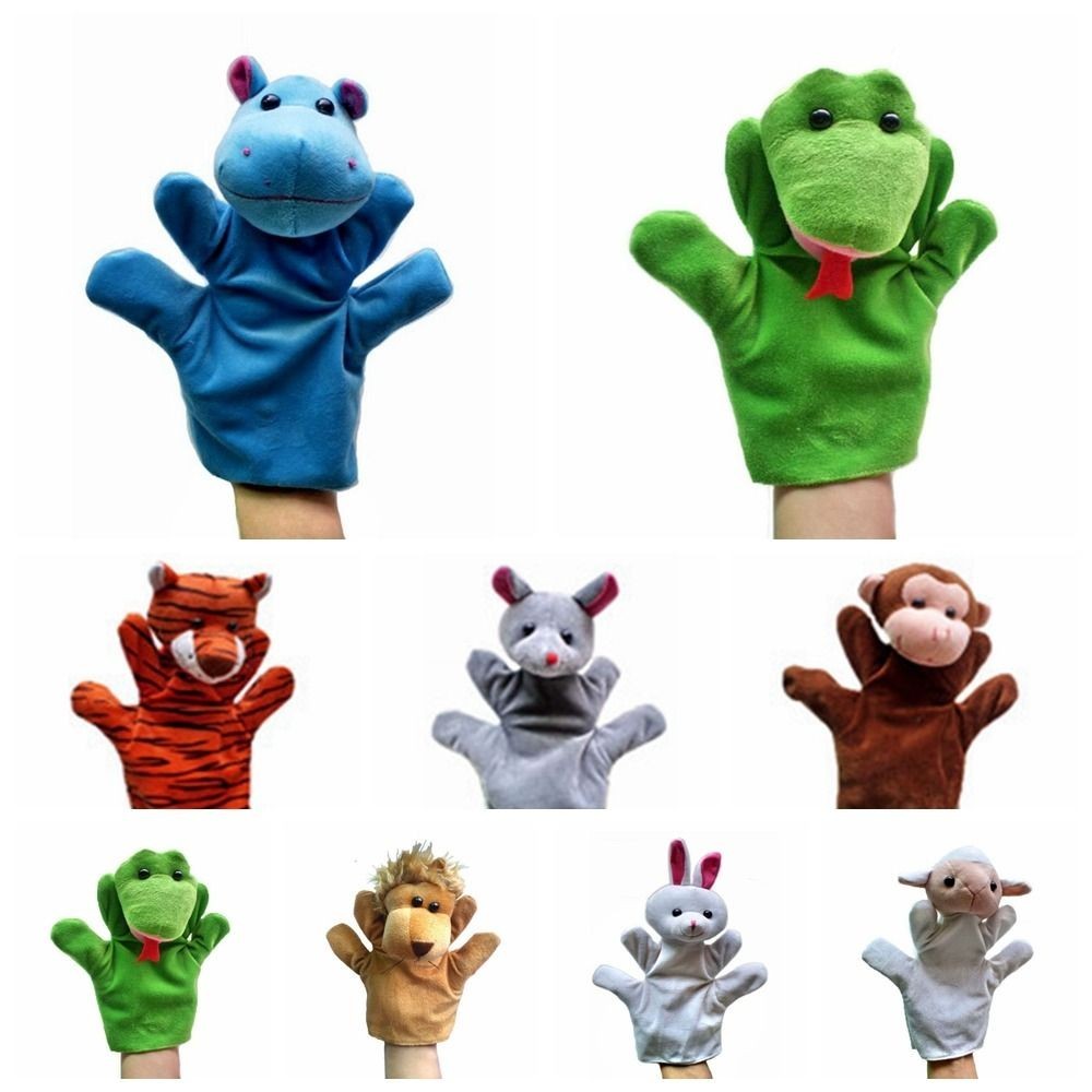 Jual 24 Types Hand Puppets For animal Cloth Adorable Hand Puppets For ...