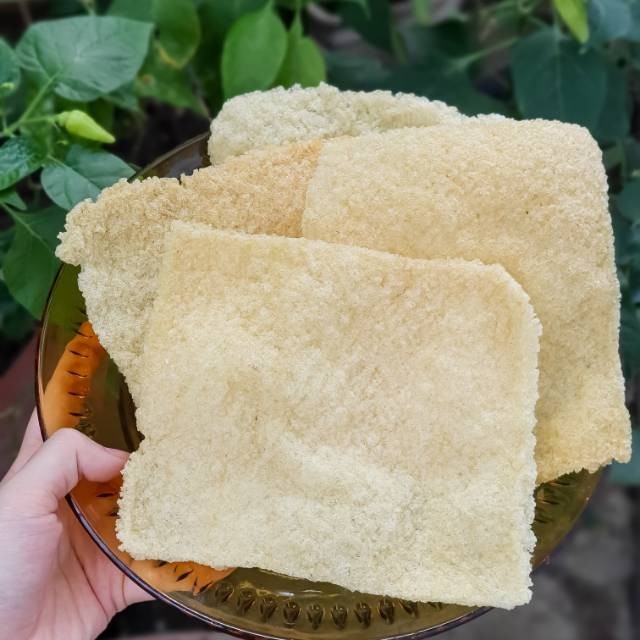 Jual krupuk gendar opak lempeng kerupuk puli beras khas madiun mentah ...