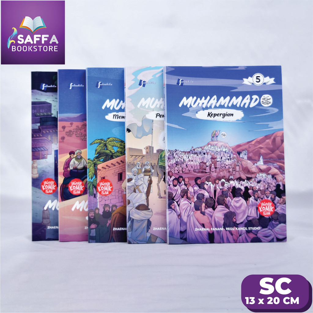 Jual Buku Komik Muhammad Jilid 1-5 Lengkap Buku Anak Sirah Nabawiyah ...