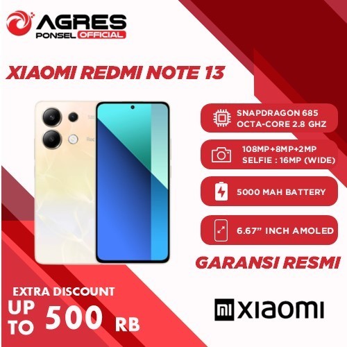 Jual Xiaomi Redmi Note 13 8/128GB Garansi Resmi Xiaomi Indonesia ...