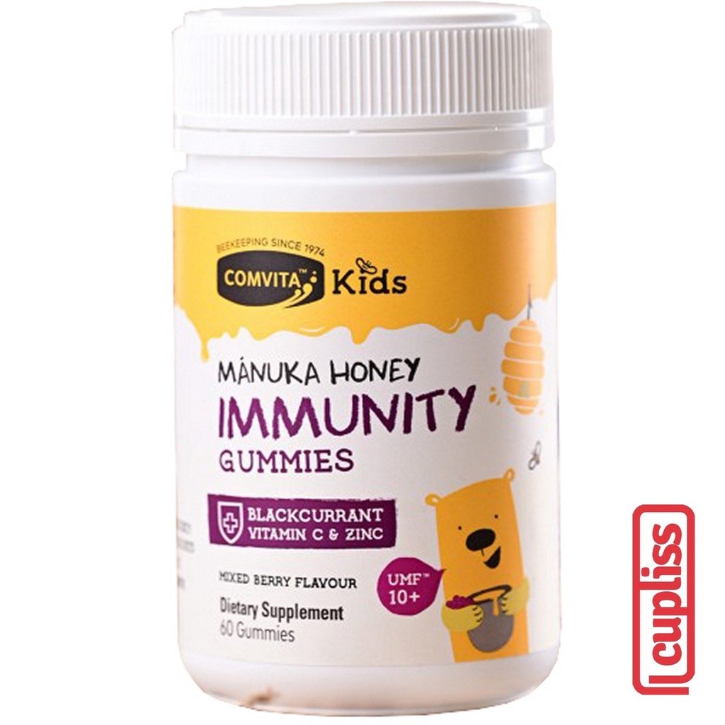 Jual Comvita Original Kids UMF 10+ 60 Gummies Immunity Manuka Honey Madu Asli New Zealand ...