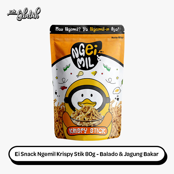 Jual Ei Salted Egg NgEimil Krispy Stick 80g - Camilan Stik Asin Gurih ...